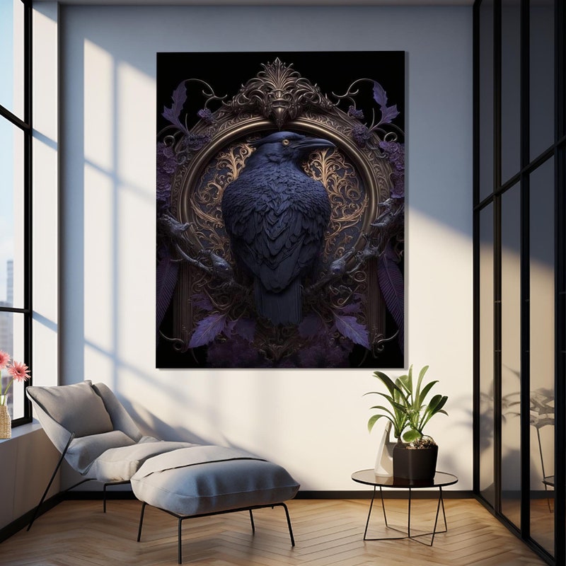 Raven Wall Decor - Etsy