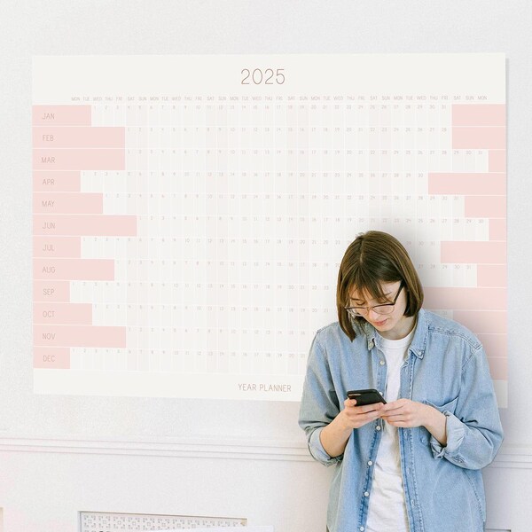 Extra Large Wall Calendar - Etsy
