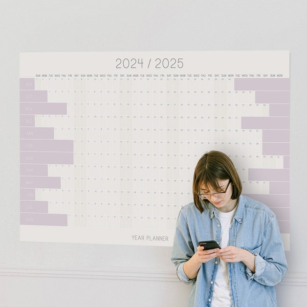 Giant Academic Calendar - Etsy UK