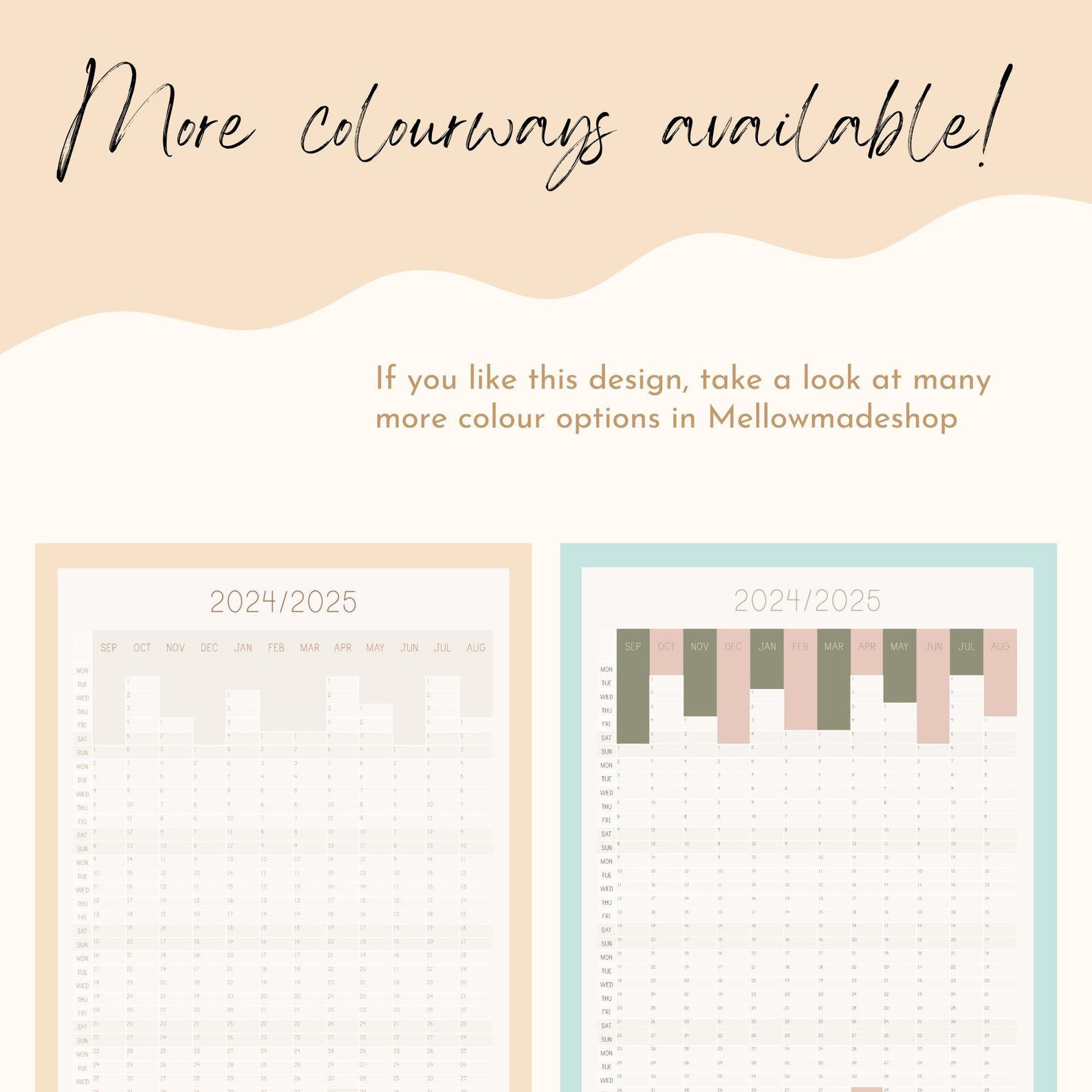 Big Vertical Wall Calendar 2024-2025 Academic Planner for September to ...