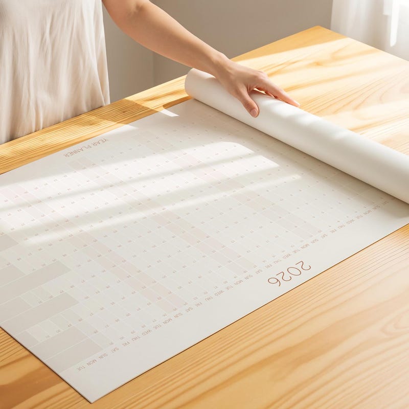 Year Calendar 2026 Framed - Etsy UK