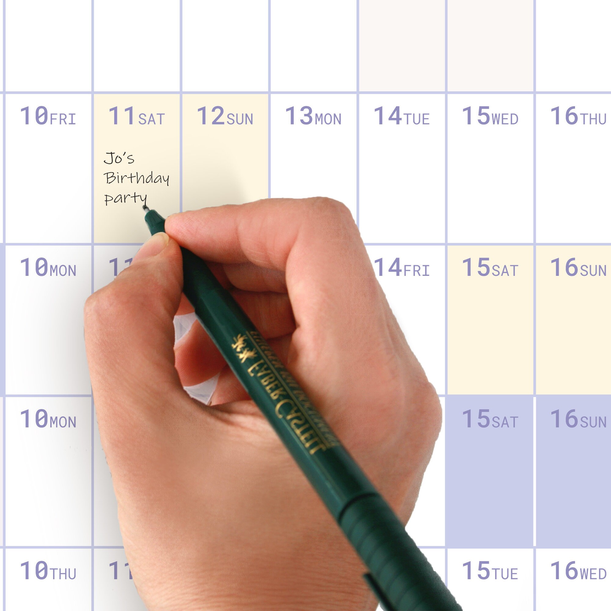Big Wall Calendar 2024-2025 Colourful Academic Planner for September to ...
