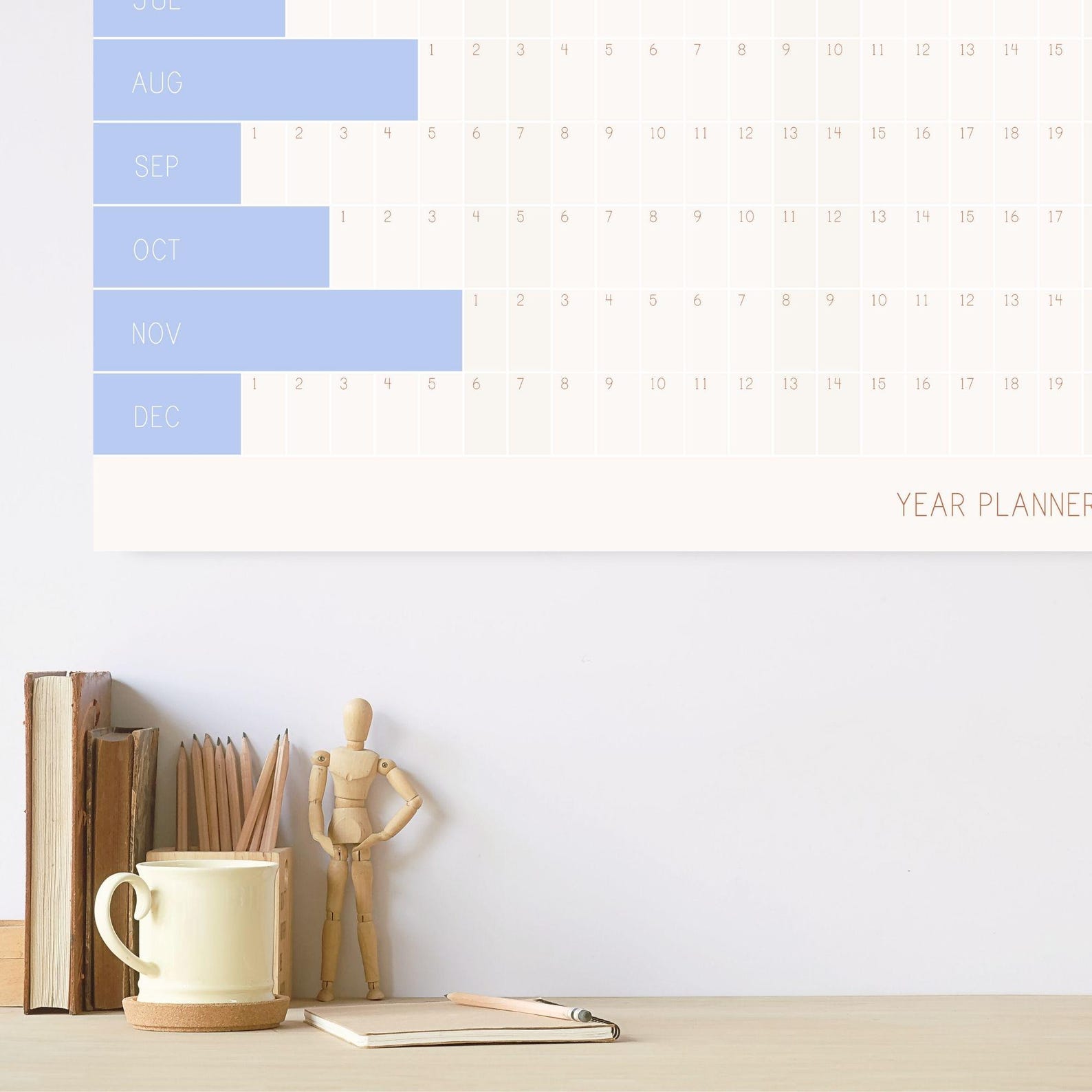 Extra Large 2025 Wall Planner, Giant Year Planner for 2025 Year to View ...