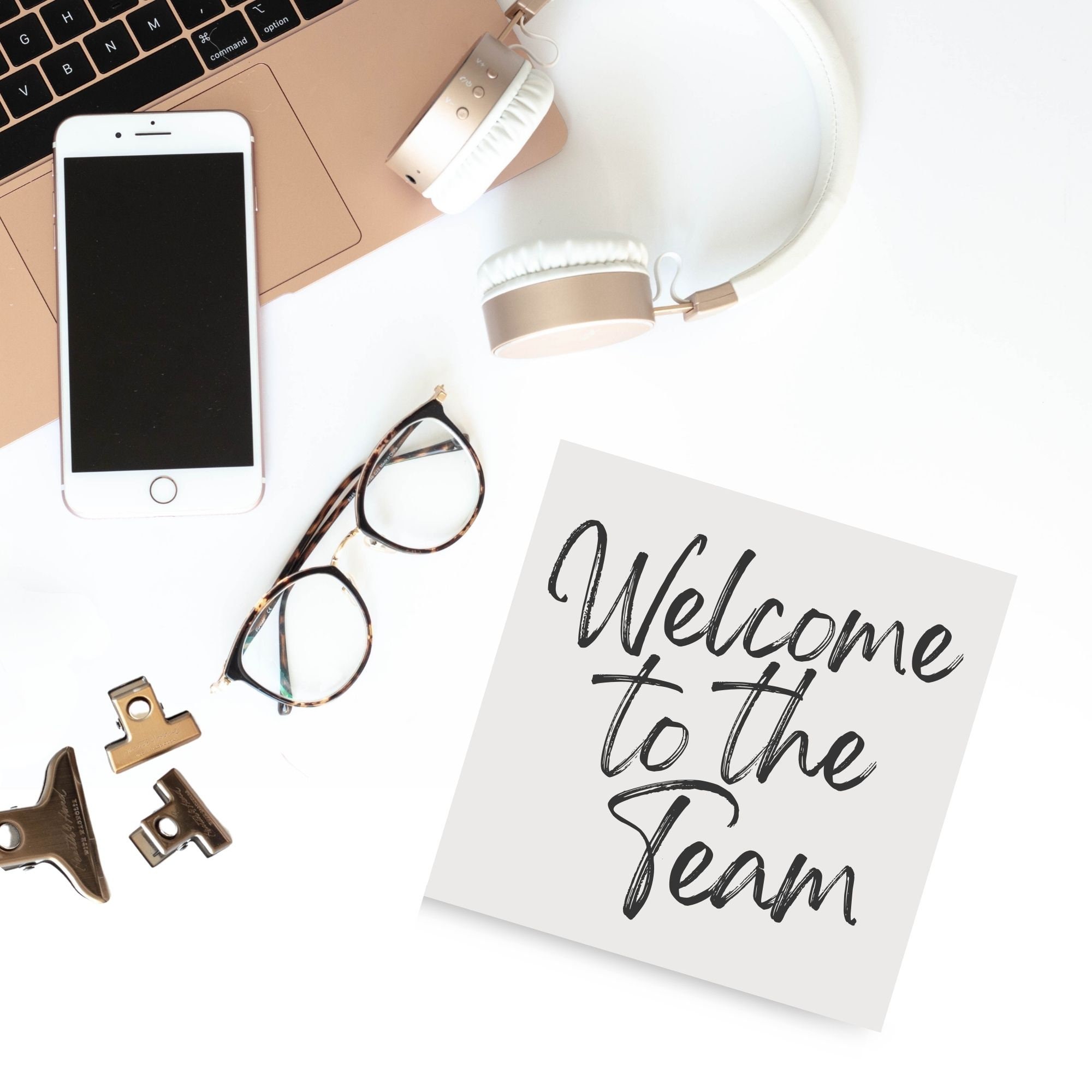 New Team Member Card Welcome to the Team Gift, New Hire Card Gift for ...