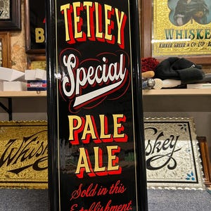 Tetley Ale , Hand Lettered Wooden Pub/bar/mancave Sign. - Etsy