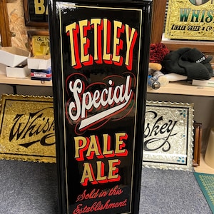 Tetley Ale , Hand Lettered Wooden Pub/bar/mancave Sign. - Etsy