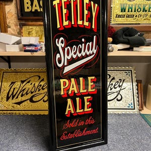 Tetley Ale , Hand Lettered Wooden Pub/bar/mancave Sign. - Etsy