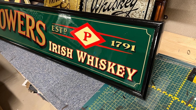 Vintage Style Hand Lettered Irish Whiskey Wooden Sign. - Etsy