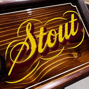 Guinness Stout , Hand Lettered Wooden Pub/bar/mancave Sign . - Etsy