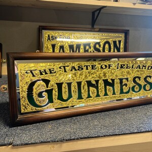 Guinness , the Taste of Ireland , Gluechipped ,22kt Goldleaf Pub/bar ...