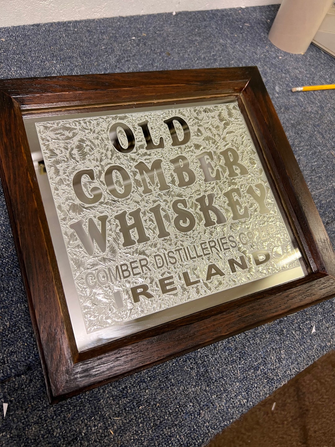 Old Comber Irish Whiskey Pub Mirror - Etsy