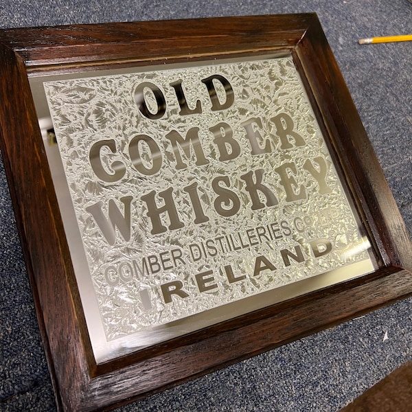 Custom Bar Mirror|large Mirror|personalized Bar Mirror|farmhouse Decor ...