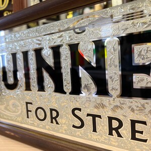Guinness for Strength Glue Chipped / Gold Leaf / Reverse - Etsy