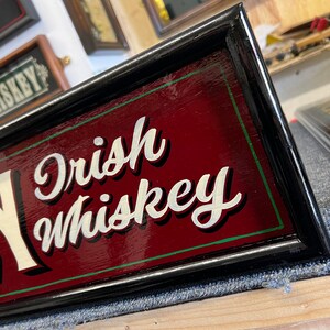 Paddy Irish Whiskey , Wooden Hand Lettered Pub , Bar Sign . - Etsy