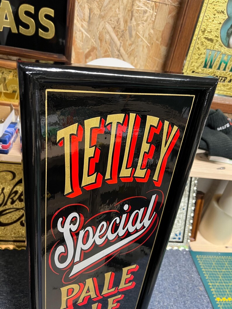 Tetley Ale , Hand Lettered Wooden Pub/bar/mancave Sign. - Etsy