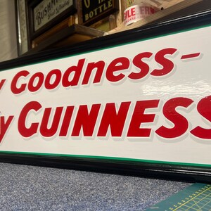 Guinness Sign. My Goodness - My Guinness , Hand Lettered Wooden Irish ...