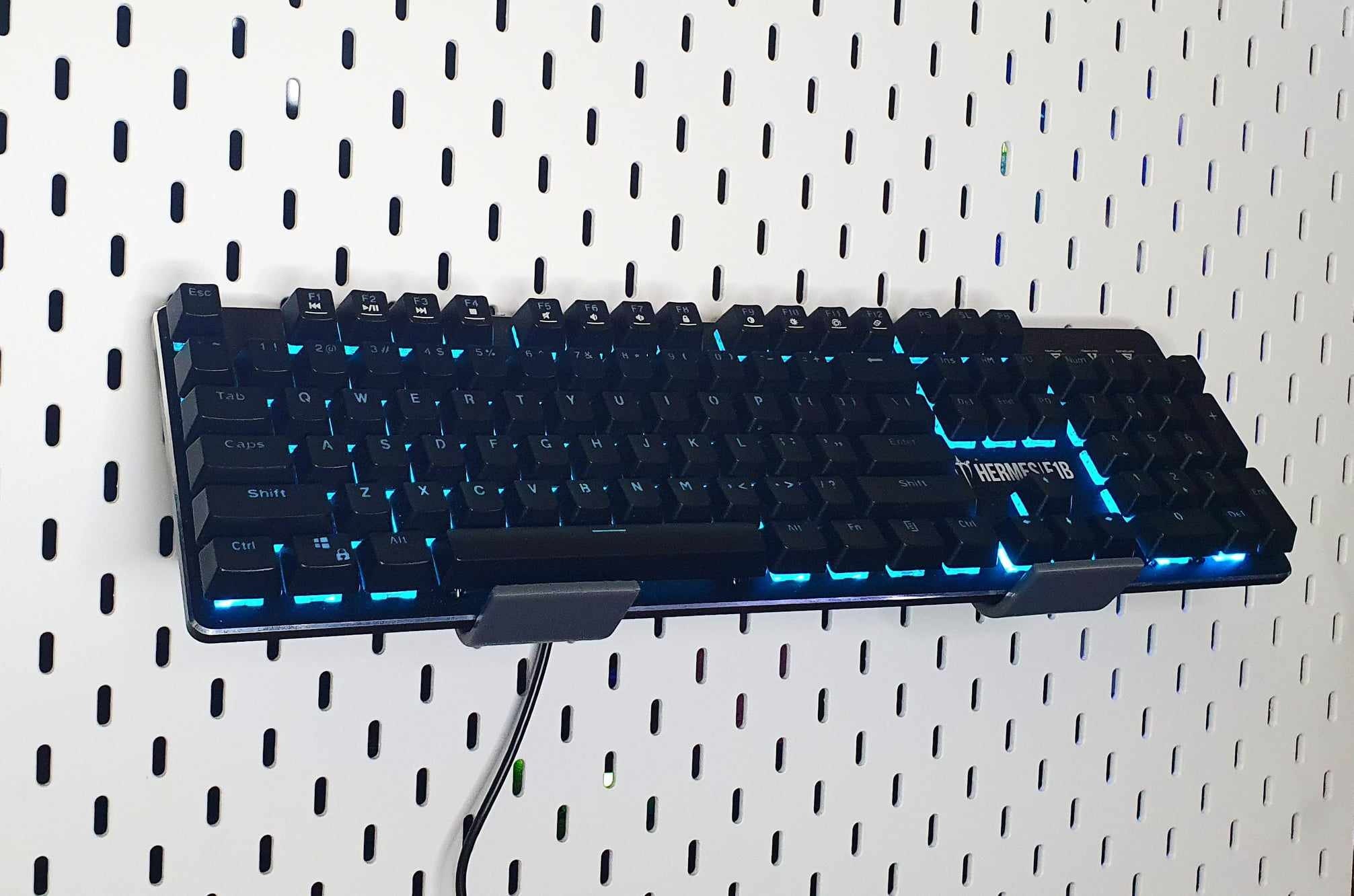 Keyboard Rack, IKEA SKADIS Compatible, Storage Hooks. - Etsy