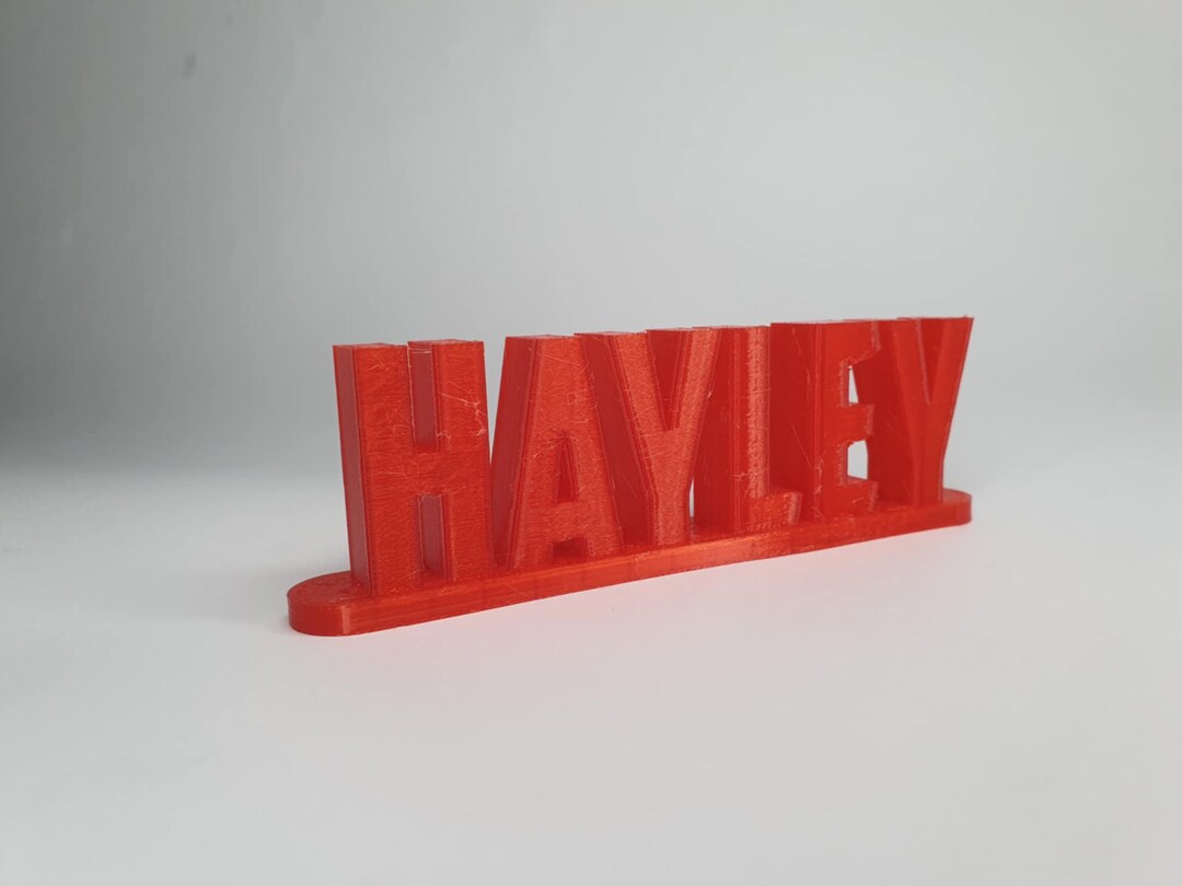 3D Printed Letter Block | Personalised Name Sign | Custom 3D Printed ...