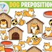 Dog Prepositions / Positional Word Clipart - Prepositions Clipart ...