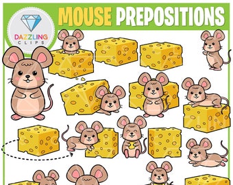 Bookworm and Book Prepositions / Positional Word Clipart - Prepositions ...