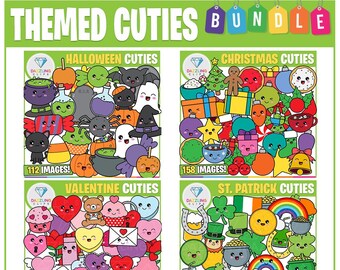 Halloween Cuties Clip Art - Etsy