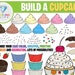 Build a Cupcake Clip Art - Children's Activities - Cute Clipart ...