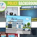 Community Helpers Police Backgrounds Clip Art- for BOOM CARDS ...