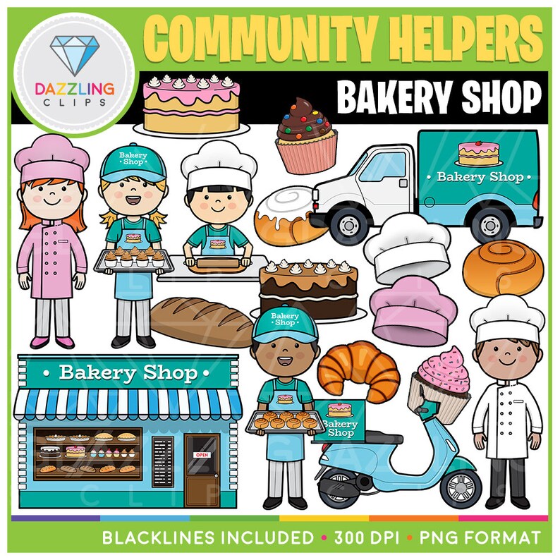 Community Helpers Clip Art Bundle! - Instant Download - Firefighters ...