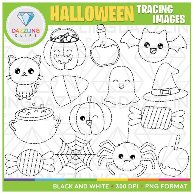 Holiday Tracing Images Clipart BUNDLE! - Holiday Clipart - Instant ...