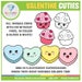 Valentine Cuties Clipart - Kawaii Clipart - Instant Download ...