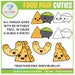 Food Pair Cuties Clipart - Kawaii Clipart - Instant Download - Food ...