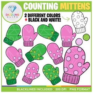 Winter Counting Clipart BUNDLE - 129 Images! - Instant Download ...