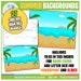 Summer Backgrounds Clip Art - for BOOM CARDS, Powerpoint and Slides ...