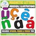 Moveable Magnetic Letters Clipart: 1032 Images (digital Download) - Etsy