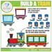 Build a Train Clipart - Children's Activities - Clipart - Instant ...
