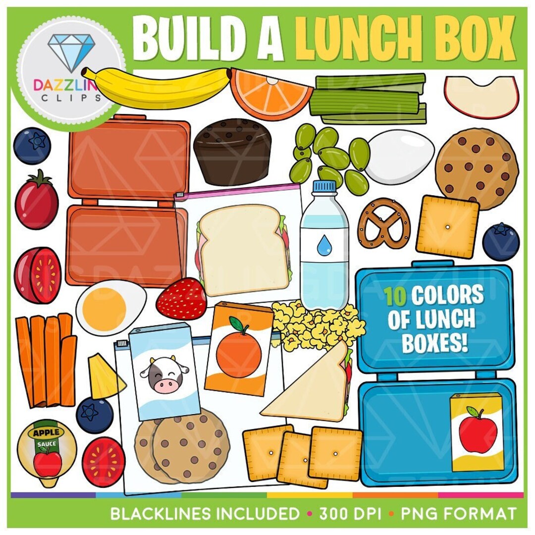 Build a School Lunchbox Clipart - Children's Activities - Fun Clipart ...