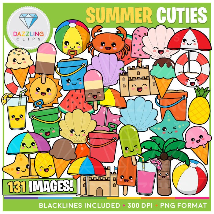 Seasons Cuties Clip Art Bundle! - Instant Download - Seasons Clipart ...