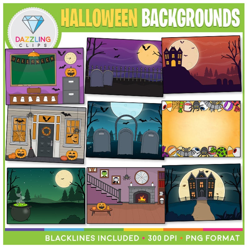 Holiday Backgrounds Clip Art BUNDLE! - Cute Clipart - Instant Download ...
