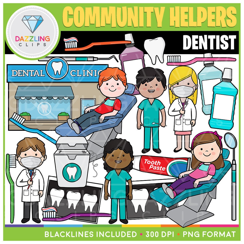 Community Helpers Clip Art Bundle! - Instant Download - Firefighters ...