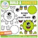 Build a Monster Clipart - 206 Illustrations! - Children's Activities ...