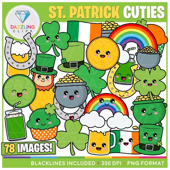 Themed Cuties Clip Art Bundle! - Kawaii Clipart - Instant Download ...