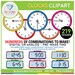 Digital and Analog Clock Clipart - Instant Download - Educational ...