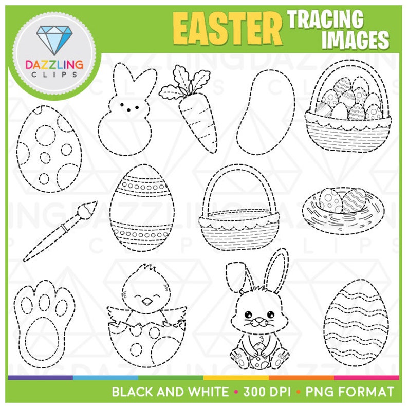 Holiday Tracing Images Clipart Growing BUNDLE Holiday Clipart Instant ...