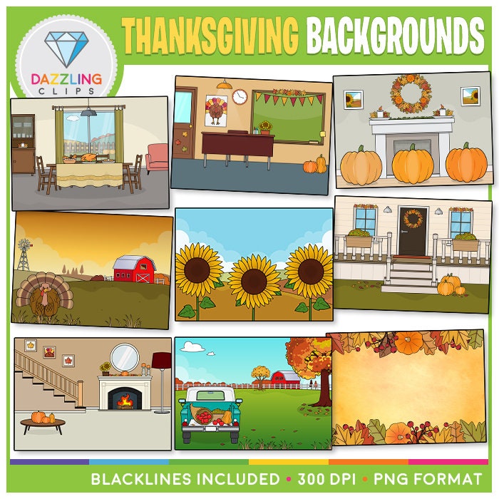 Holiday Backgrounds Clip Art BUNDLE! - Cute Clipart - Instant Download ...