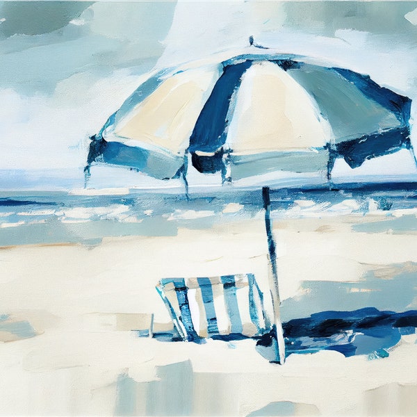 Beach Scene Painting - Etsy