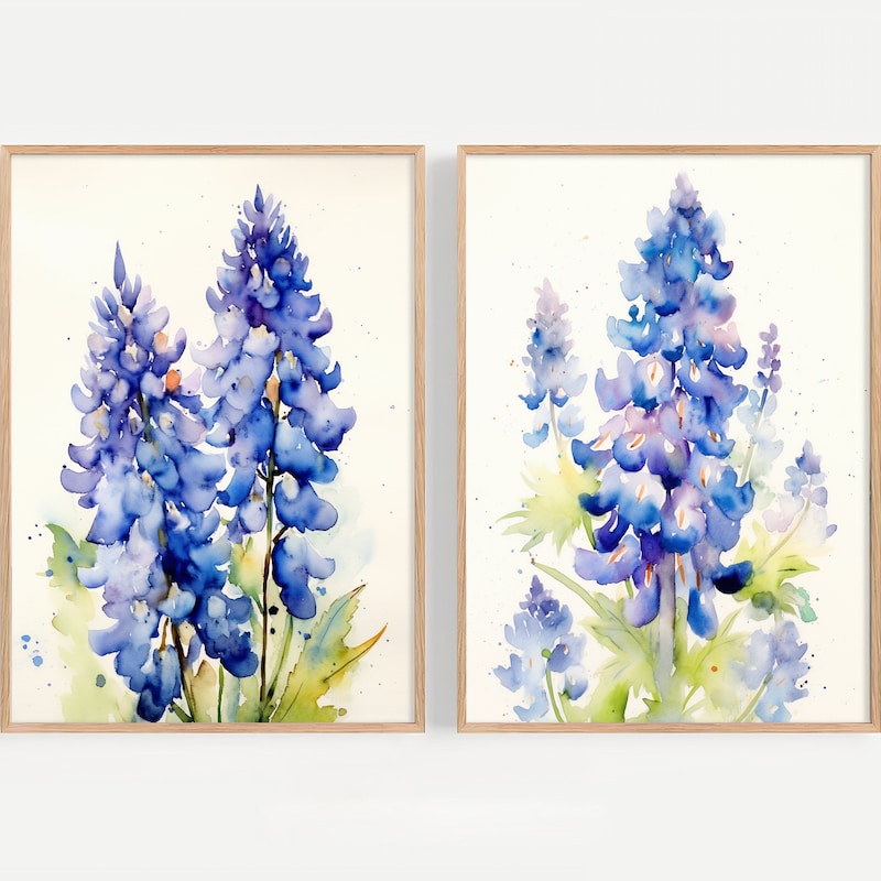Bluebonnet Art - Etsy