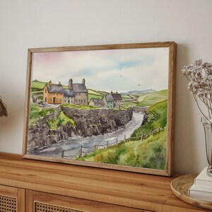 Doolin Painting County Clare Wall Art Irish Village Print Ireland ...