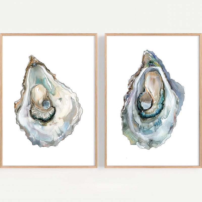Oyster Prints 2 - Etsy