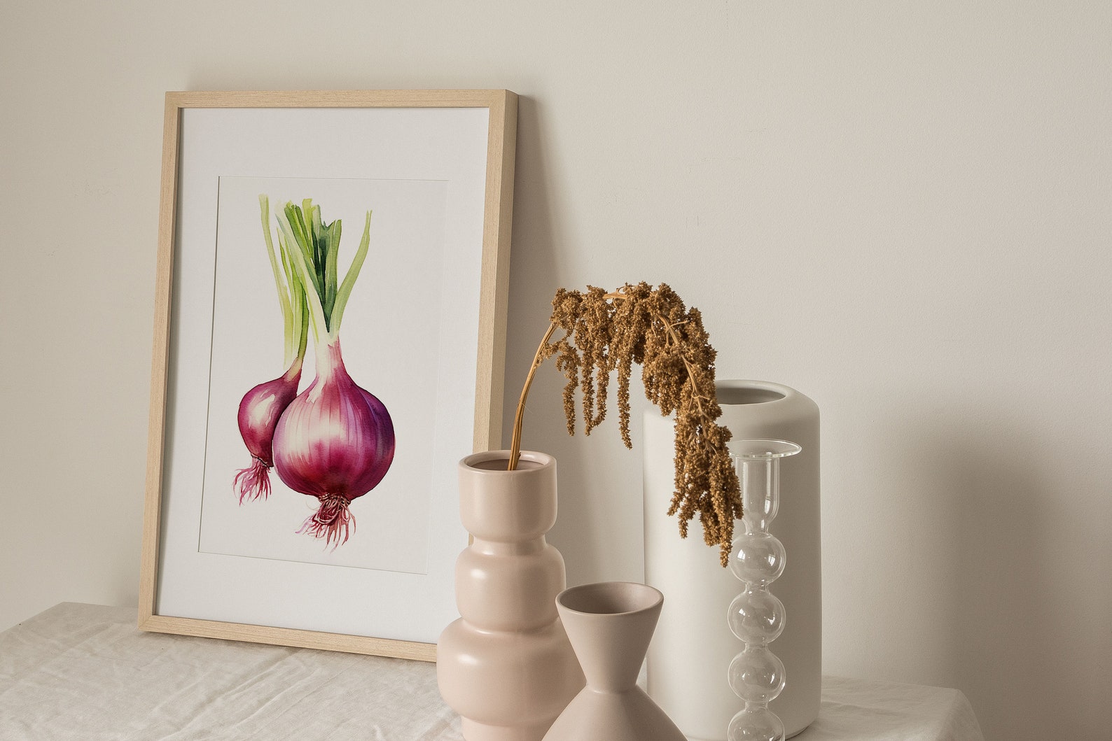 Onion Painting Vegetables Watercolor Painting Botanical Art Print ...