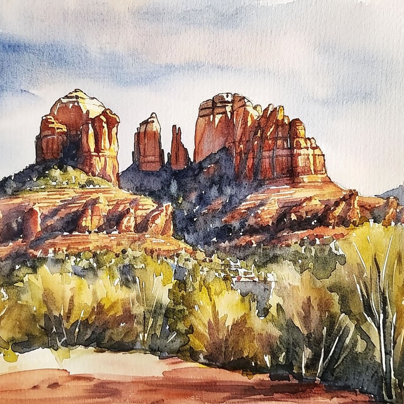 Water Rock Forest Art - Etsy UK